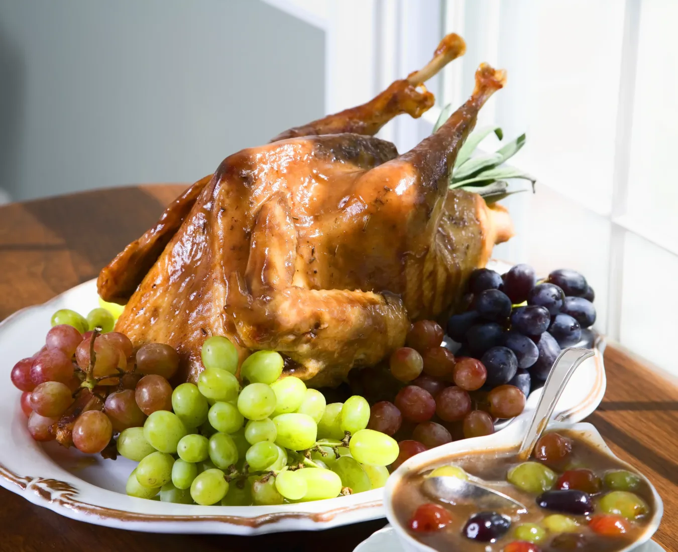 Wild Turkey with Grapes in Brandy Sauce • Missouri Life Magazine