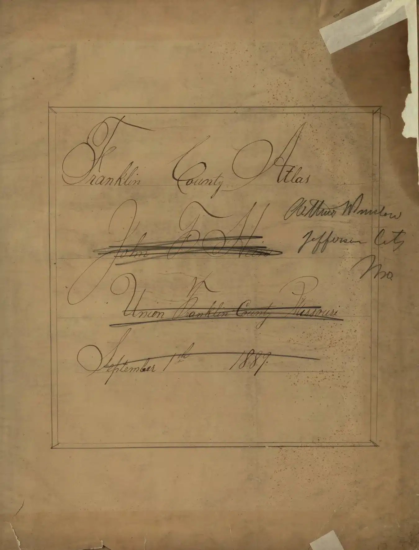 Missouri History Today December 11, 1818: Franklin County Organizes ...